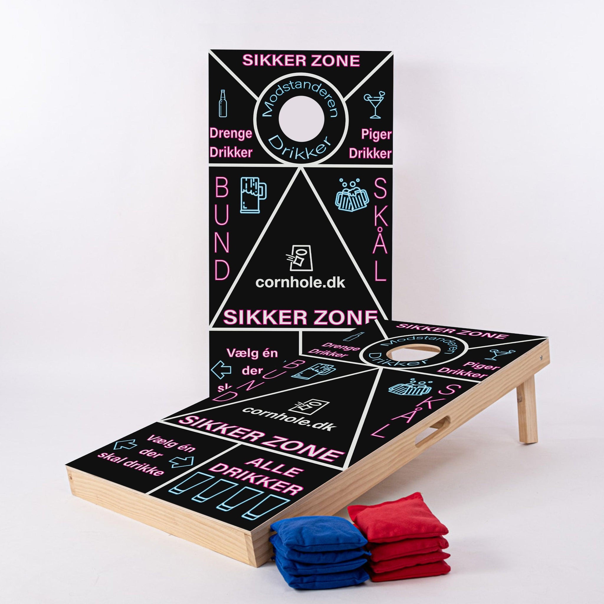 Cornholesæt 120x60 cm | Officielle mål | Høj kvalitet på cornhole.dk